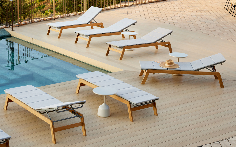 Cane-line Siesta Teak Sunbed